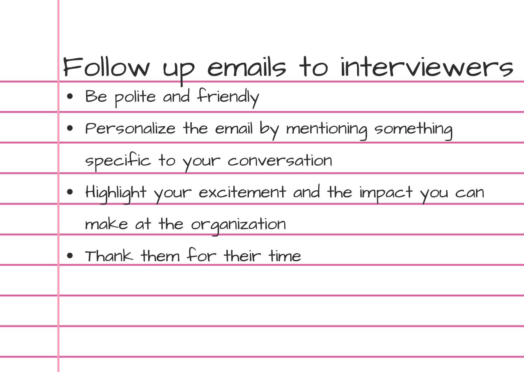How To Write A Good Follow Up Email After The Interview with Email